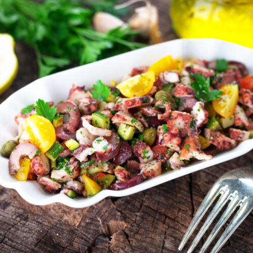 Healthy Keto Puerto Rican Octopus Salad Recipe
