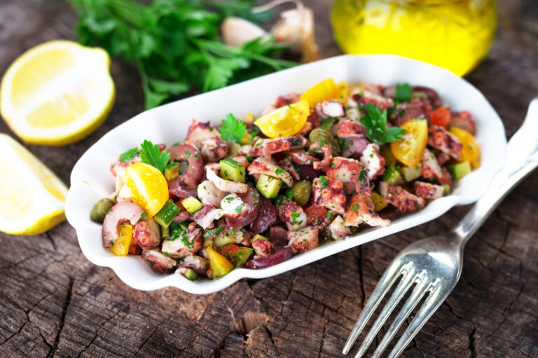 Healthy Keto Puerto Rican Octopus Salad Recipe