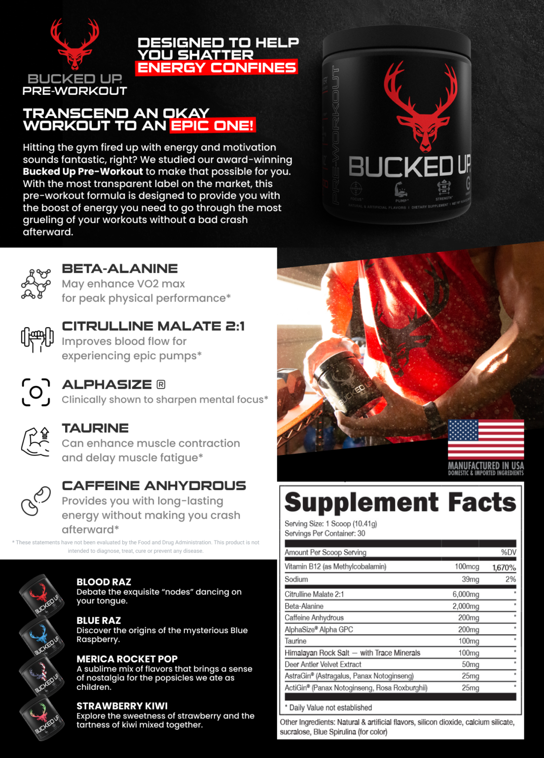 Bucked Up Ingredients: Fitness Supplements & What’s In Them
